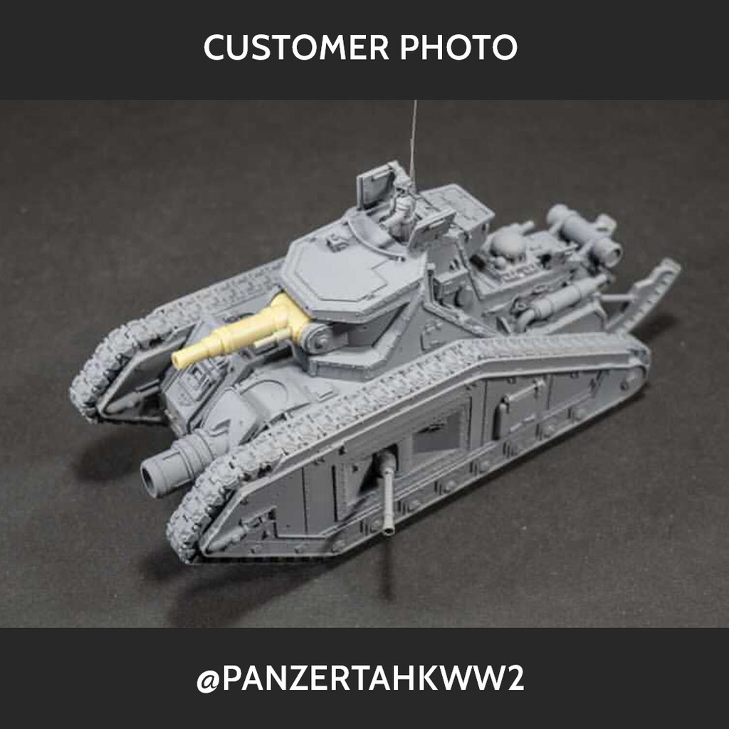 Tyrant Cannon - Beyond the Tabletop - Custom Conqueror Cannon for 40k