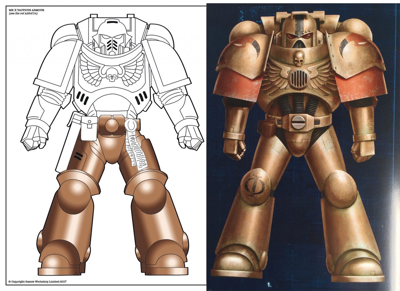 Minotaurs Chapter Heraldry and Markings - Beyond the Tabletop